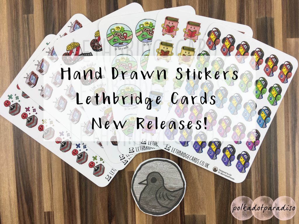 New hand drawn stickers from Lethbridge Cards » Lethbridge Paper