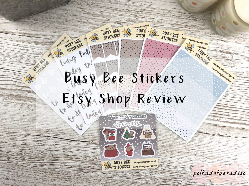 Busy Bee Stickers - Etsy Shop Review » Lethbridge Paper